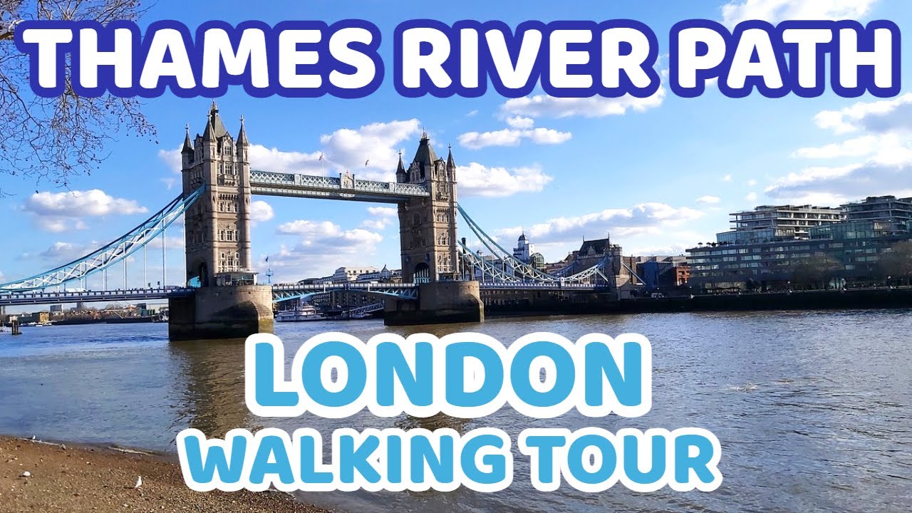 Walking the VIBRANT Thames River Path in LONDON | Southwark Bridge to ...
