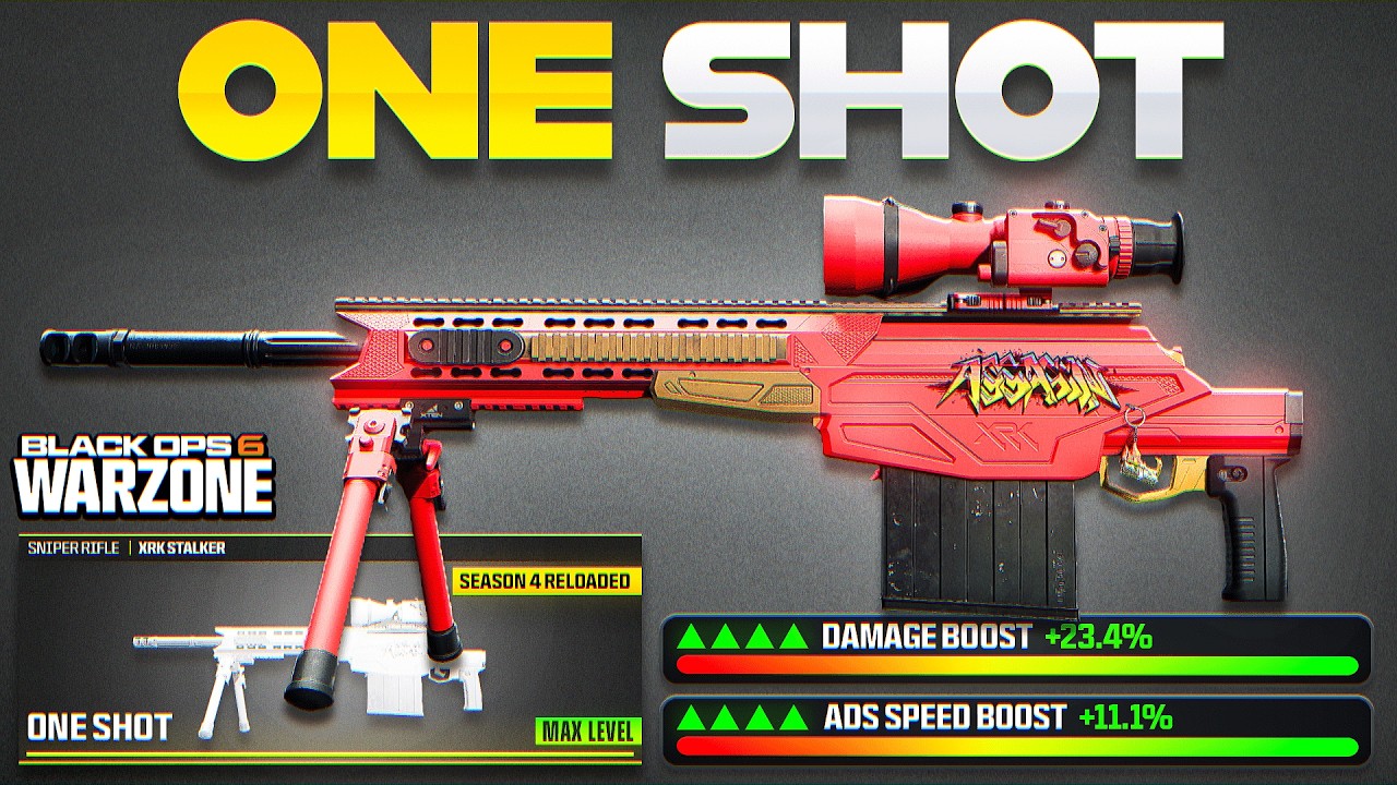 the *NEW* BEST SNIPER META LOADOUT in WARZONE BO6! (Best XRK Stalker ...