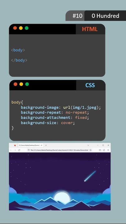 #10 HTML - CSS(background image) - YouTube
