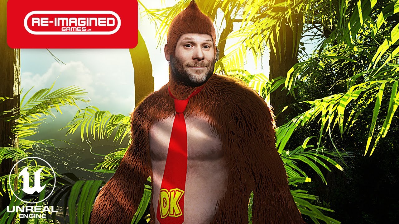 Seth Rogen is Donkey Kong in the Most Realistic Super Mario Game ever ...