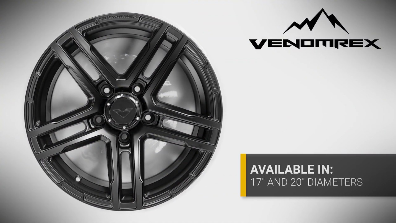 Venomrex Black VR501 Wheels - YouTube