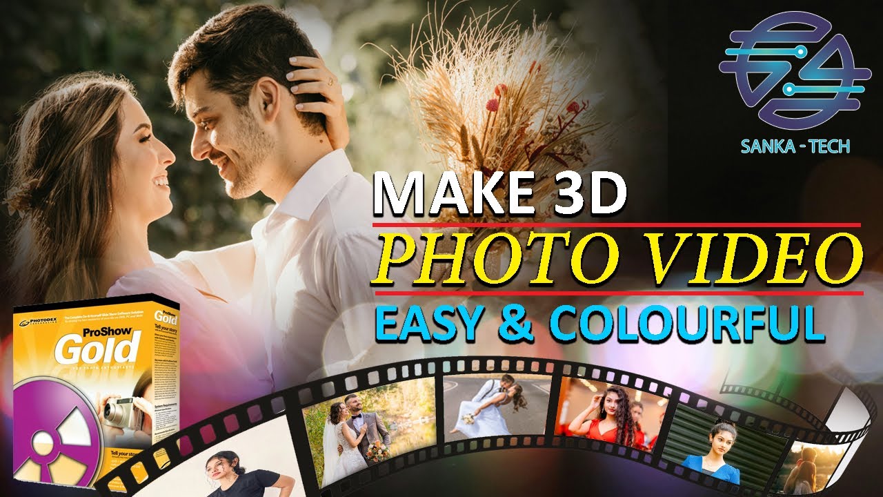 How to make photo video | Proshow Gold Tutorials | 3D Photo animation - YouTube