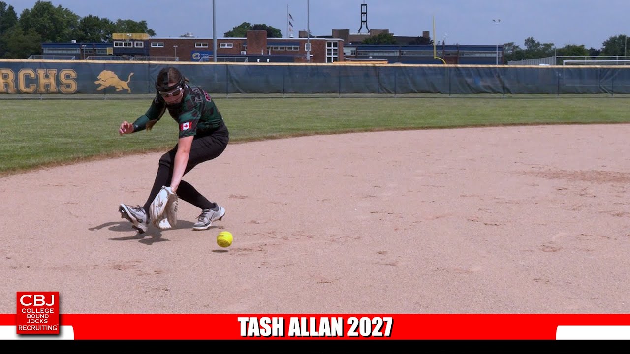 Tash Allan 2027 Middle Infielder Softball Skills Video - YouTube