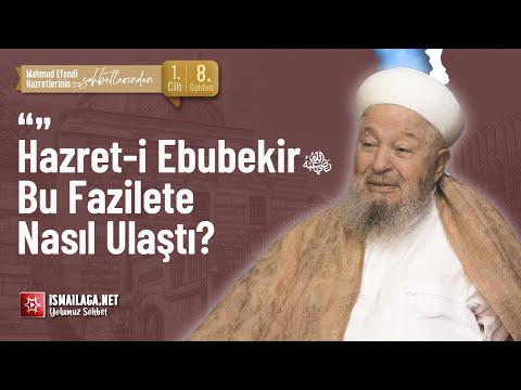 Mahmud Efendi Hazretlerinin Sohbetlerinden; Allah İçin Dost Olmak - 1. Cilt 8. Sohbet @ismailaganet