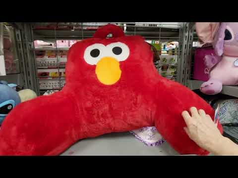 ELMO SESAME STREET MUPPET BIG PILLOW BACKREST $24.99 - FURRY SOFT - ROOM DECOR GIFT IDEAS