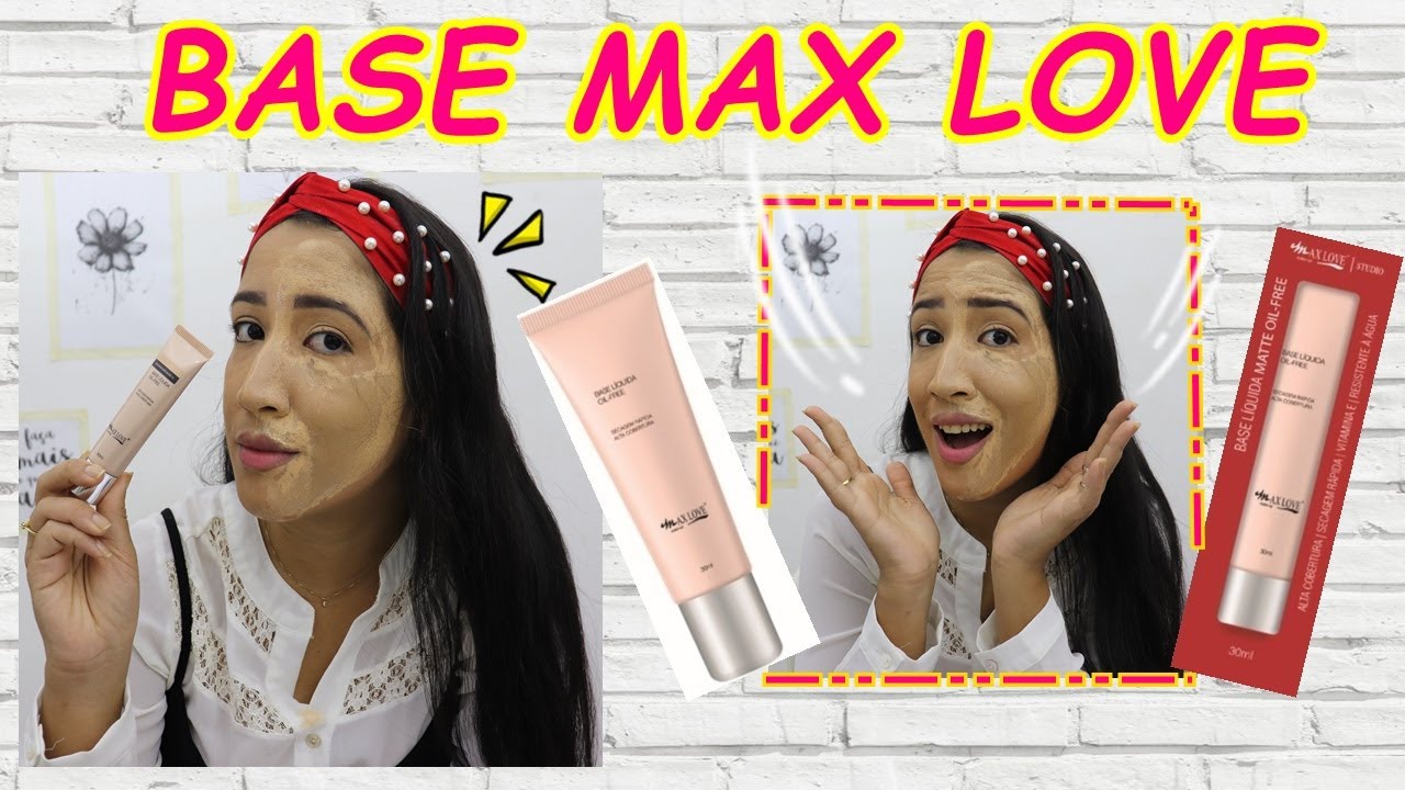 TESTANDO BASE MAX LOVE - YouTube