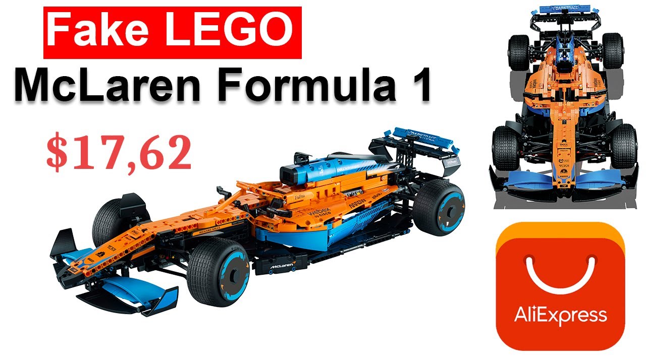 Fake LEGO Technic - McLaren Formula 1 (42141) from Aliexpress - YouTube