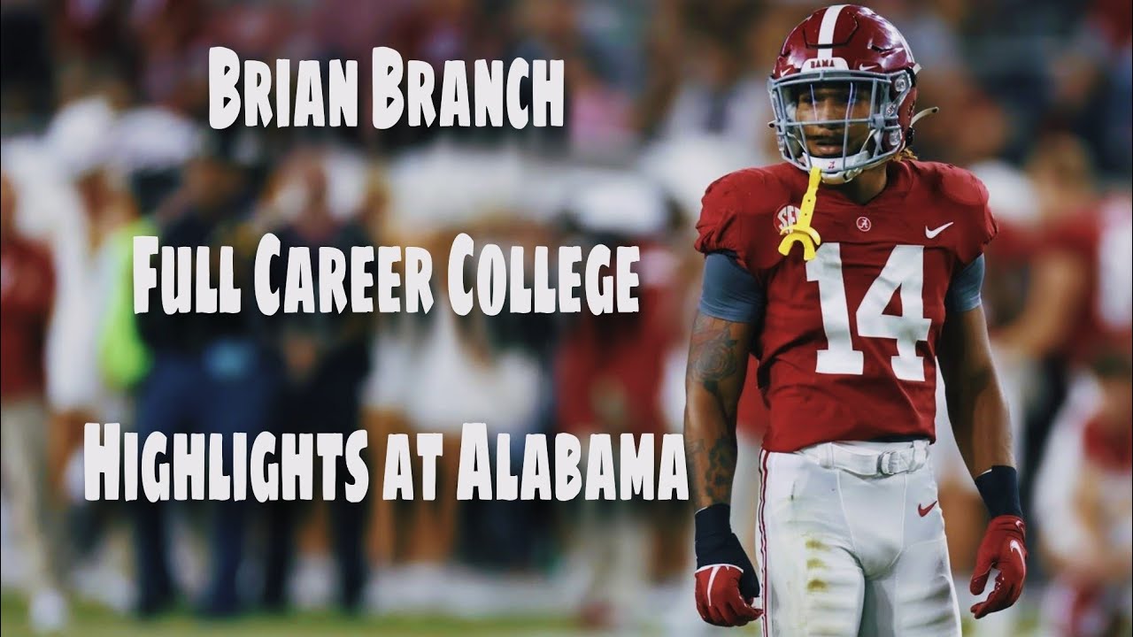 Brian Branch Full Career College Highlights at Alabama - YouTube