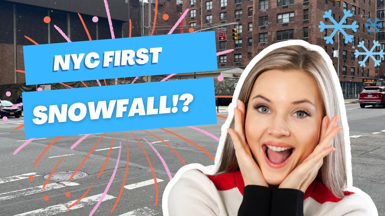 [4K] NYC First Snowfall 2023⁉️🥶 - YouTube