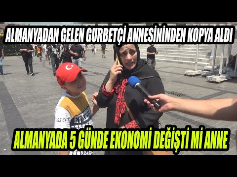 Almanyadan Gelen Ablamız Annesine Telefonda Sorduk 5 Günde Ekonomi Değişti Mi !!
