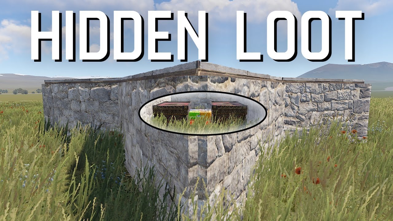 Hidden floor loot - rust build tutorial - YouTube