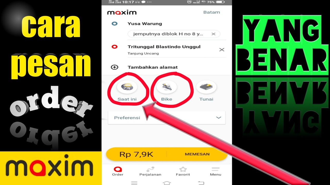 CARA PESAN ORDER MAXIM YANG BENAR || agar pelanggan tidak salah order ...