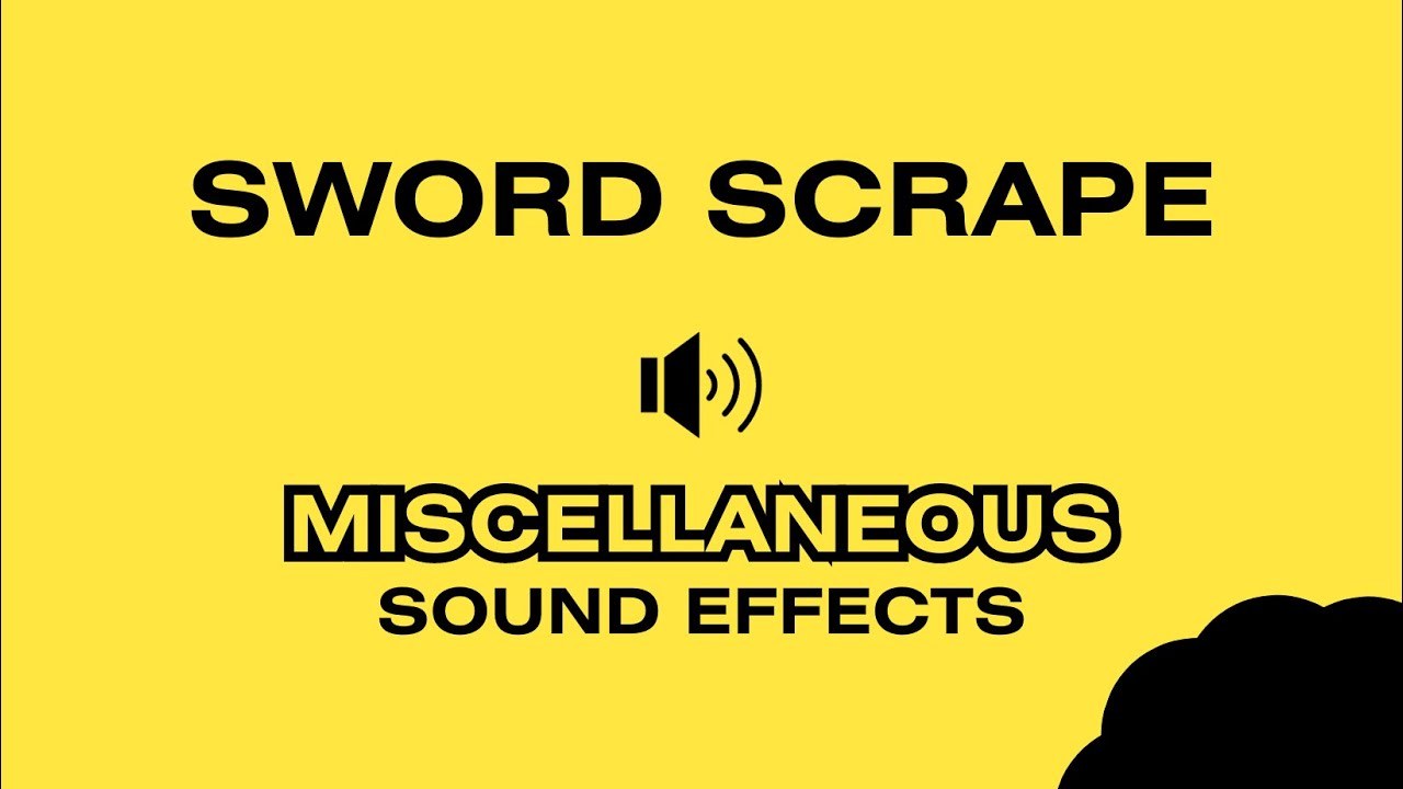 SWORD SCRAPE - Sound Effects - YouTube