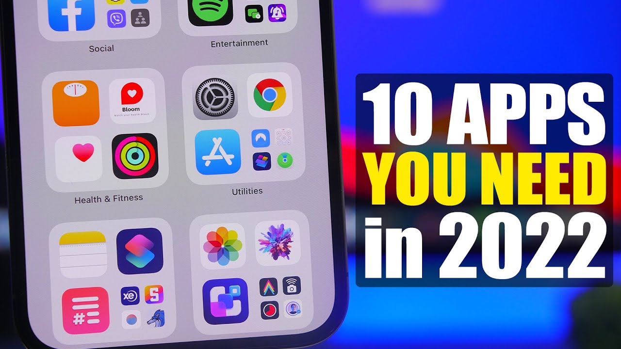 10 Apps You NEED in 2022 ! - YouTube