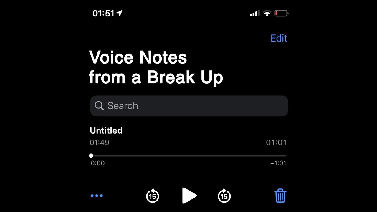 Trailer - Voice Notes from a Break Up - YouTube