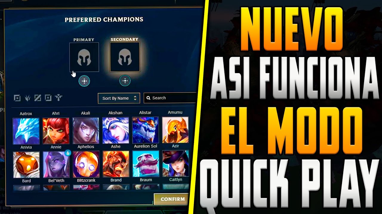 Así FUNCIONA el nuevo MODO RAPIDO de League of Legends s13 - YouTube