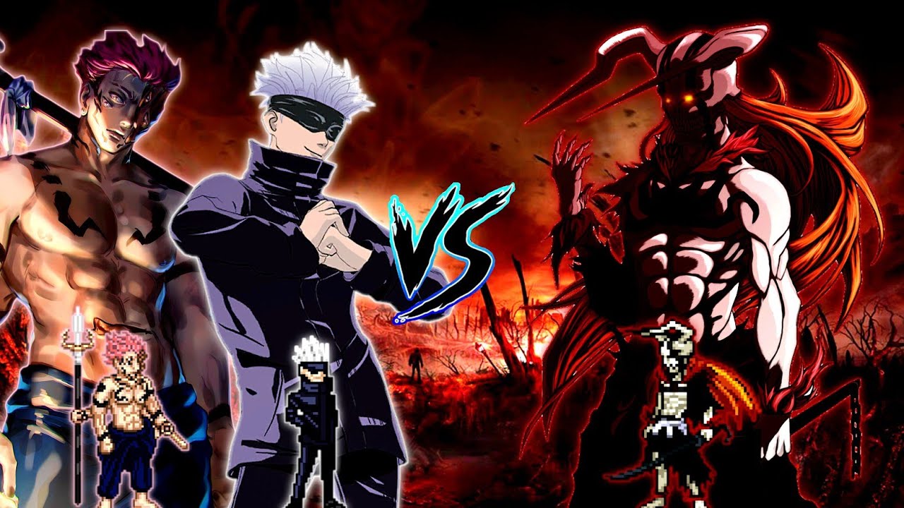 Gojo Six Eyes OP & Sukuna Era Heian 4 Arms V2 OP JVL VS Substitute Soul ...