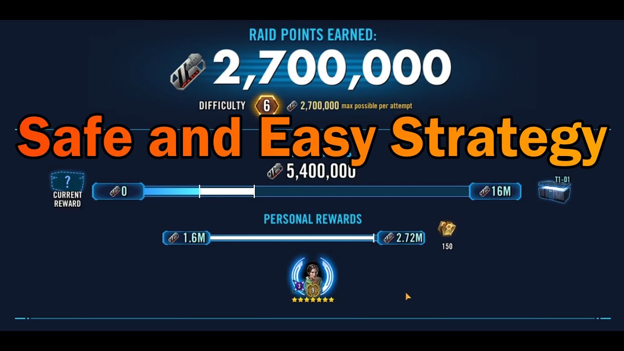 Speeder Bike Raid - Leia solo 2.7M safe and easy strategy - YouTube