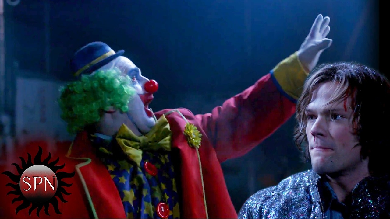 Sam Faces His Worst Fear: Clowns | Supernatural - YouTube