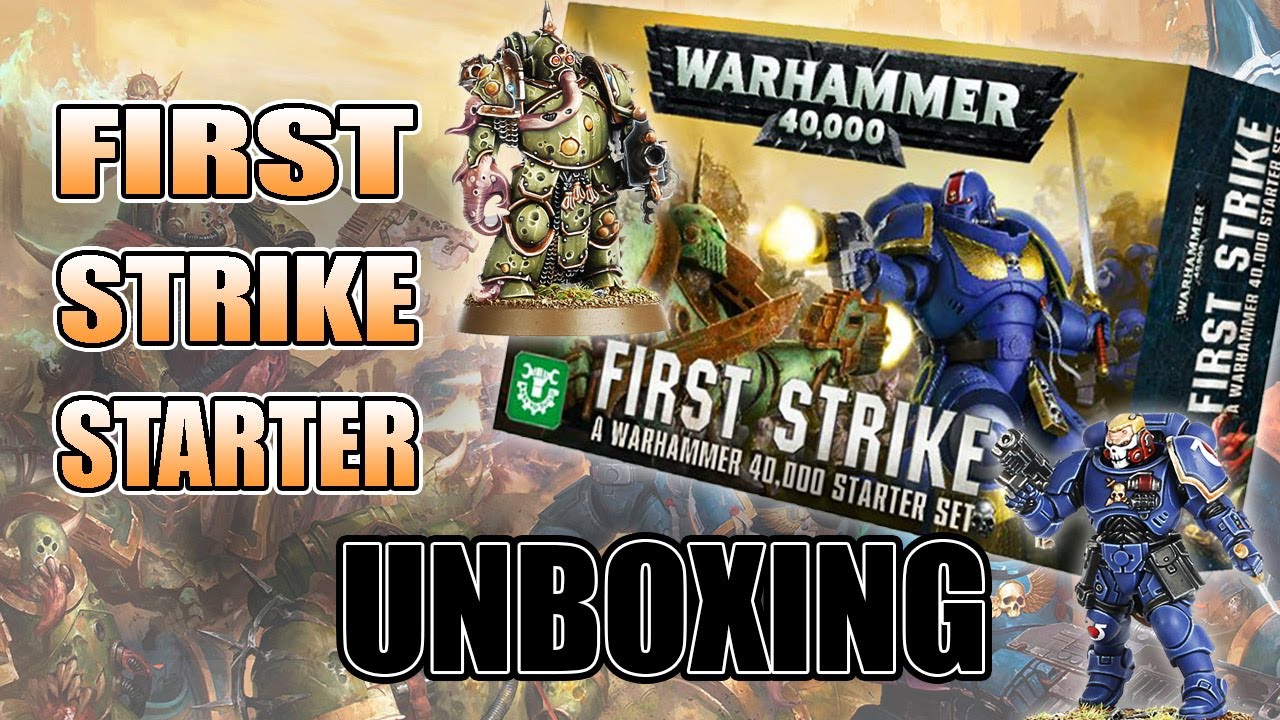40k's Most Affordable Starter Yet? $40 First Strike - YouTube