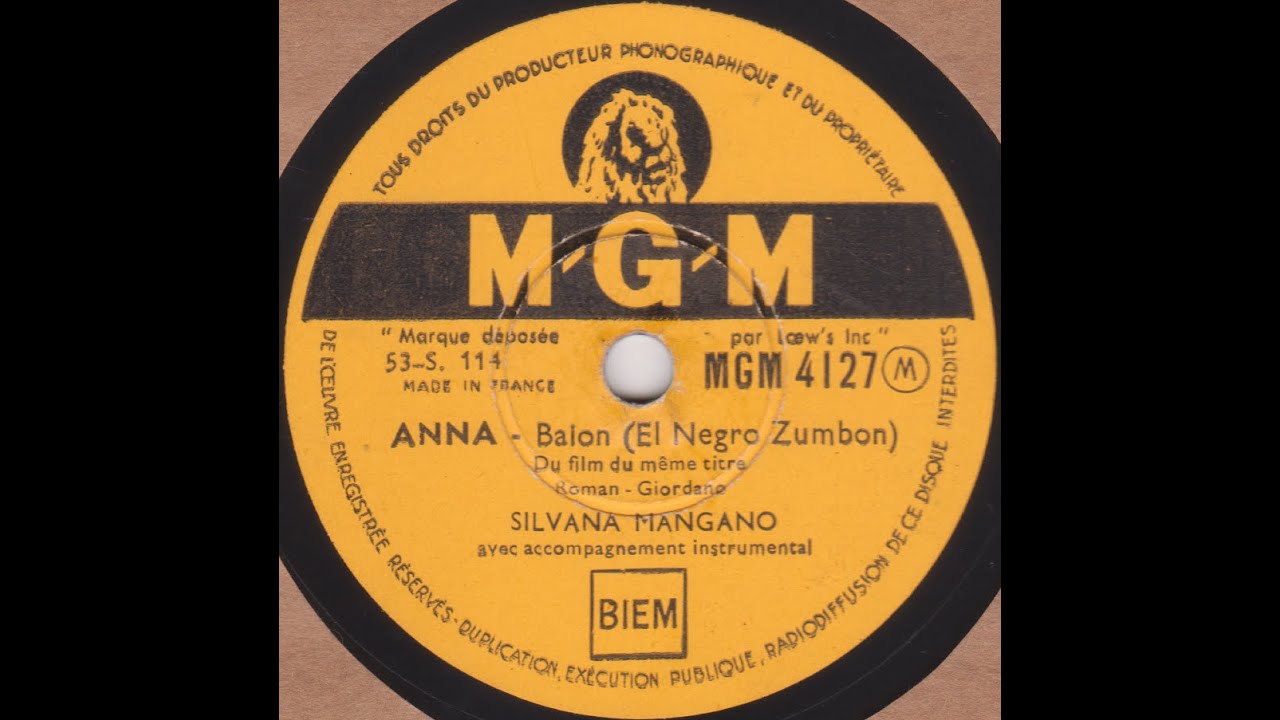 Silvana Mangano " Anna " 1952 - YouTube