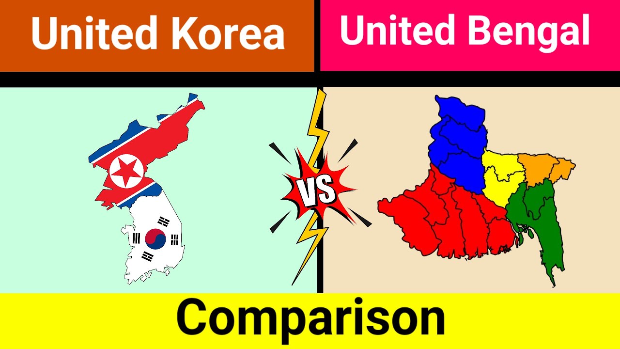 Let's Compare United Korea v/s United Bengal|Korea v/s Bengal |Data ...