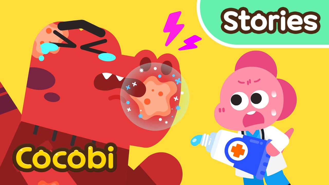 Cocobi Hospital - Dad T-Rex Got a Burn! | Kids Cartoon | Cocobi - YouTube