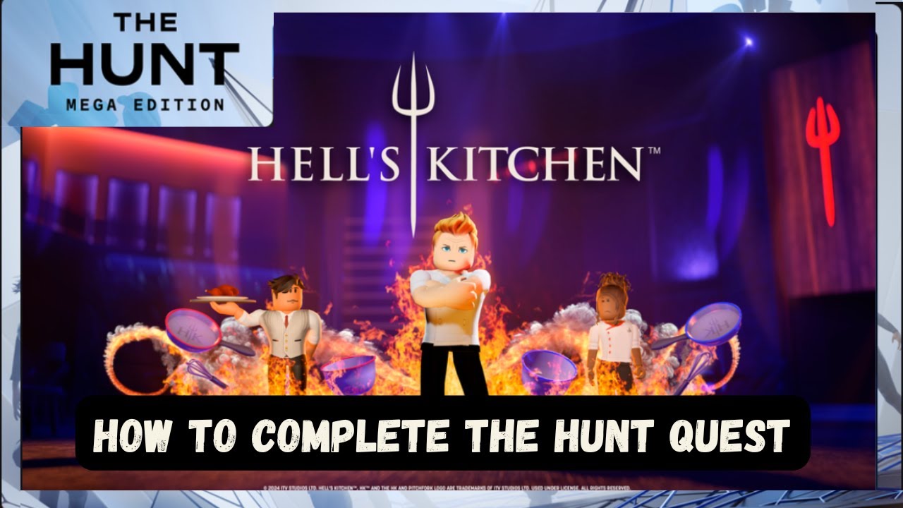 HELL KITCHEN HOW TO GET THE "HUNT BADGE" // THE HUNT MEGA EDITION ...