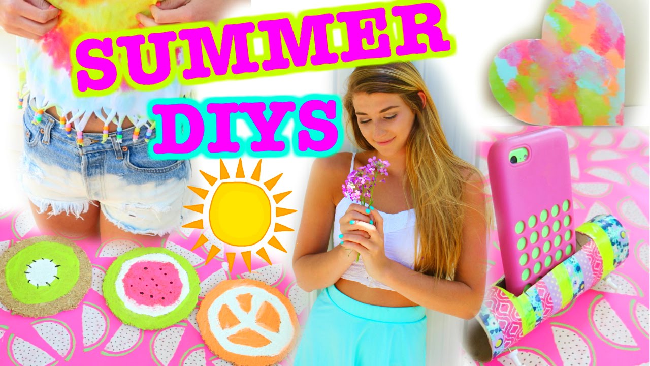 Easy SUMMER DIYS You NEED to Try! - YouTube