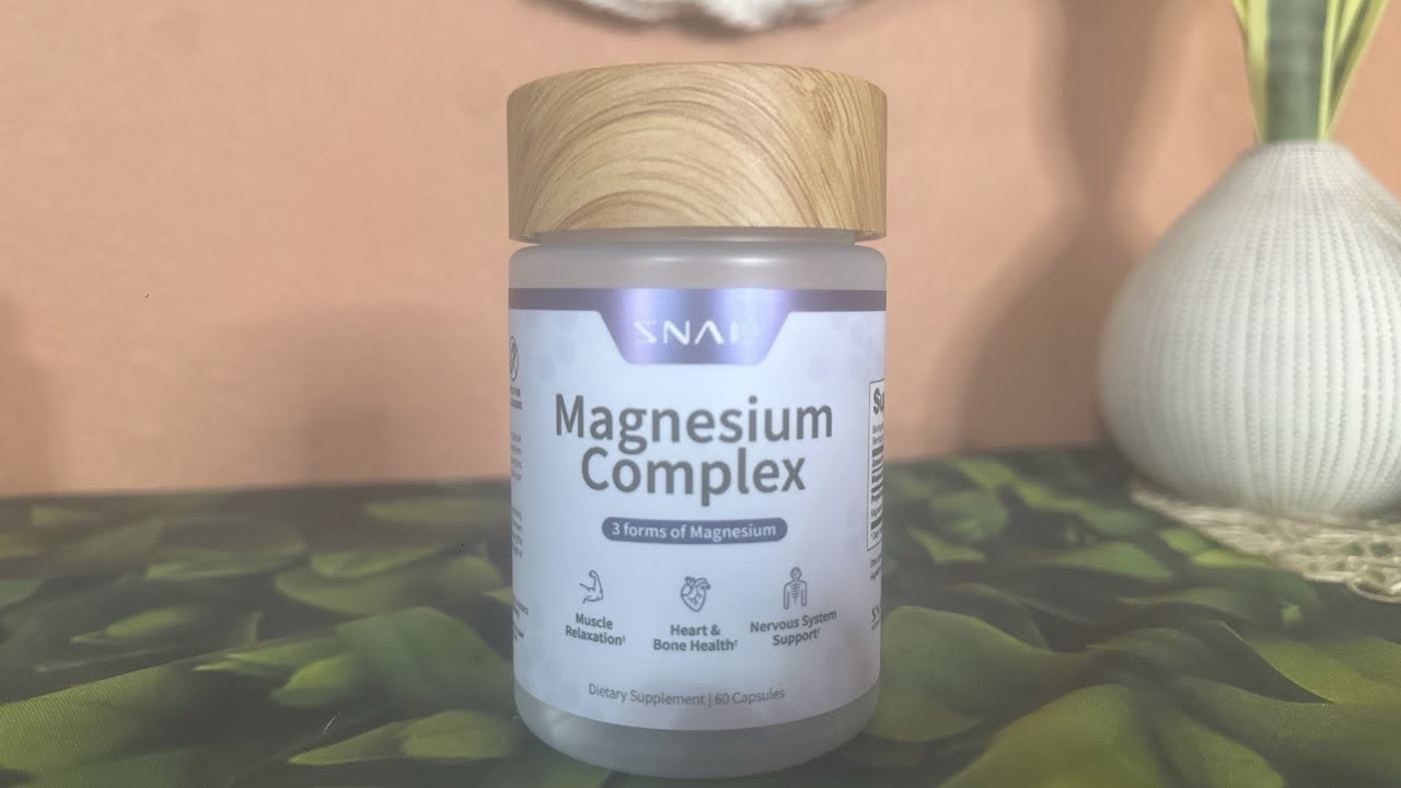 Up close look at the Snap Supplements 3-in-1 Magnesium Complex ...