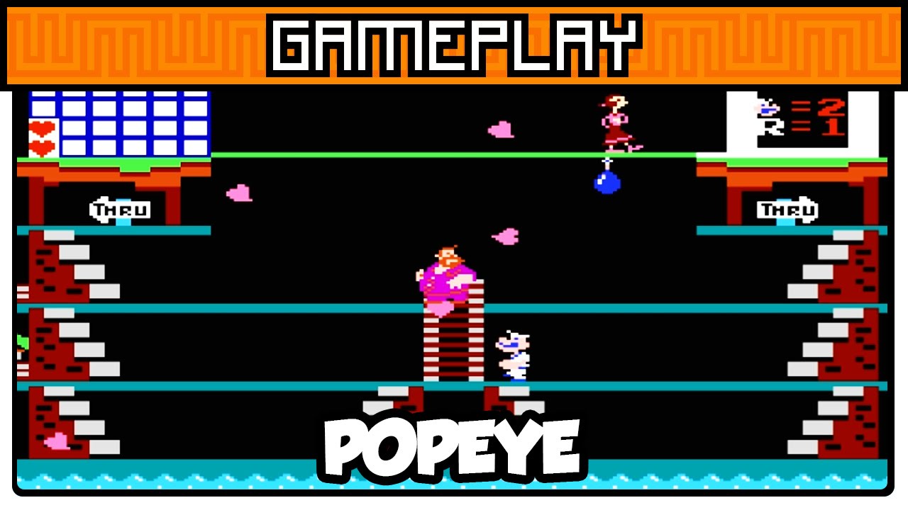 Popeye - NES - Gameplay - YouTube