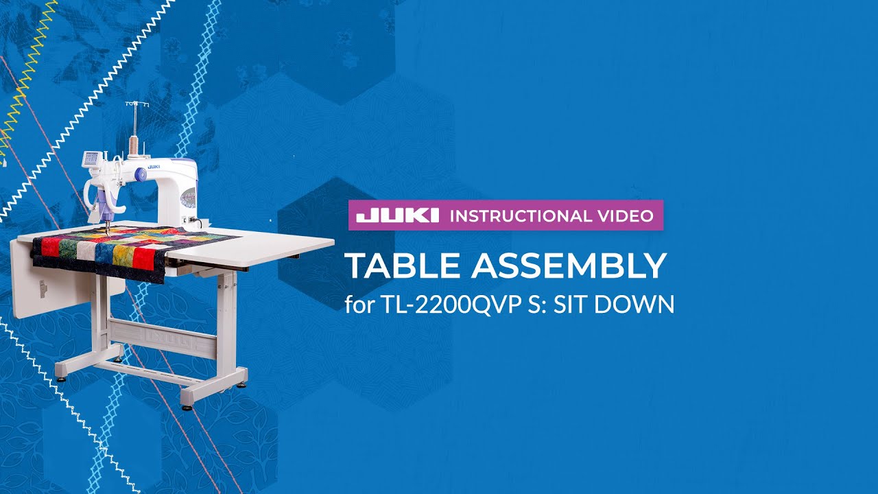 JUKI TL-2200QVP S Table Assembly - YouTube