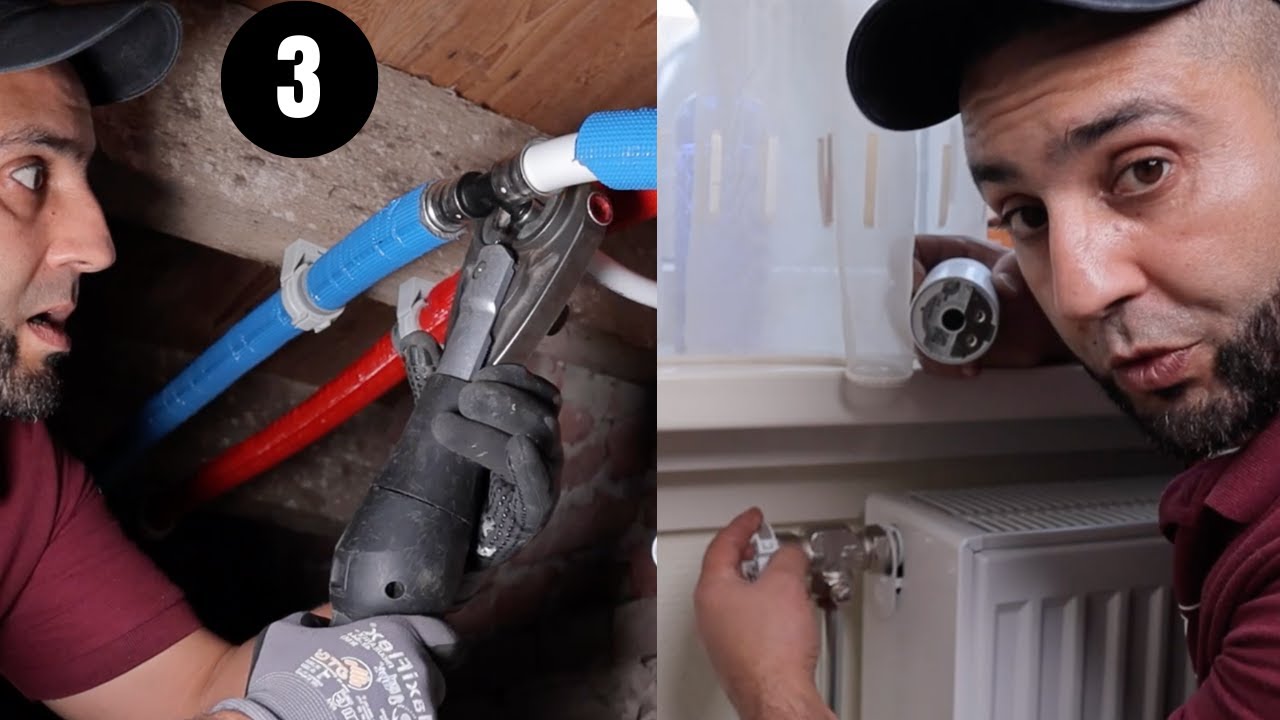 Hoe installeer je een radiator kraan, pers je perskoppelingen en vul je ...