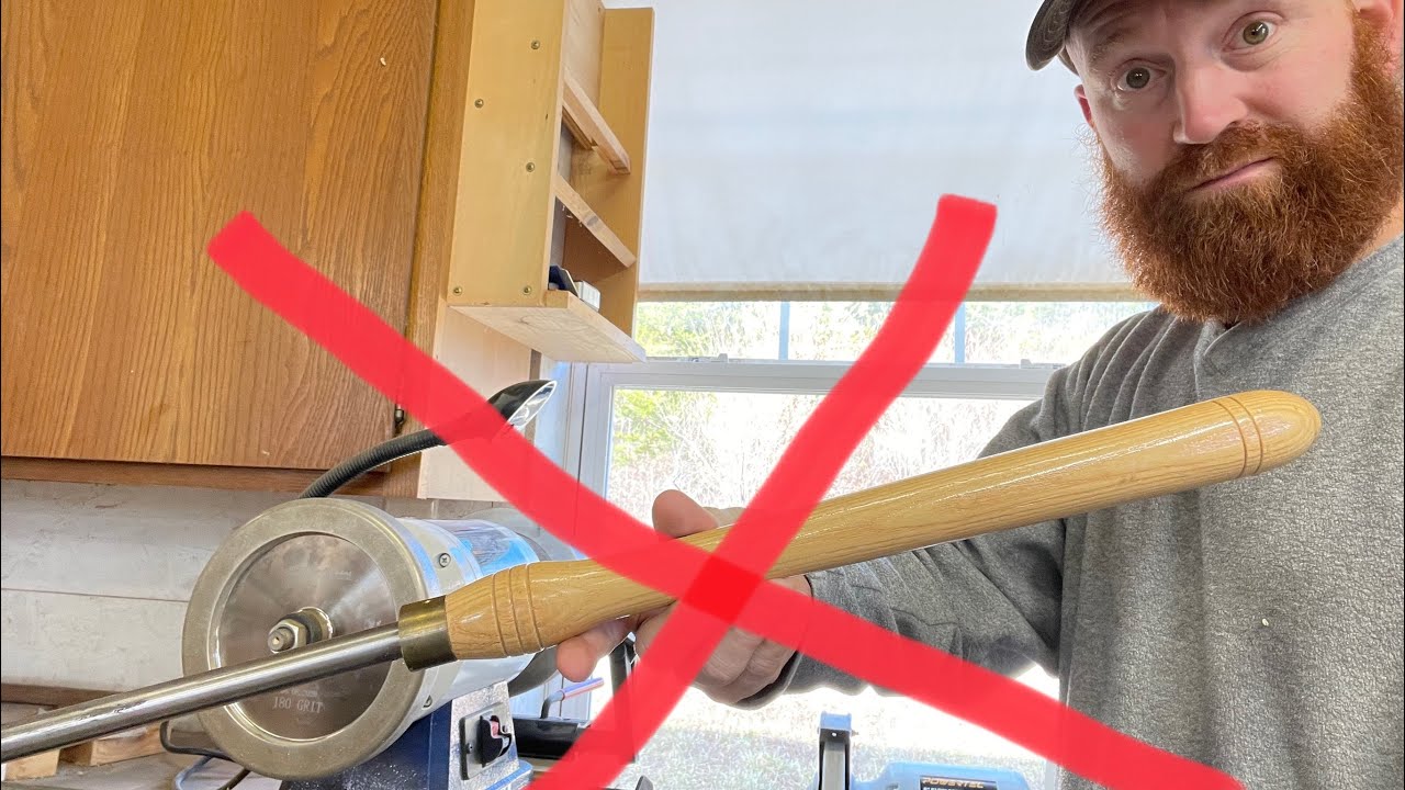 No handles on your lathe tools - 3 big advantages without them - YouTube
