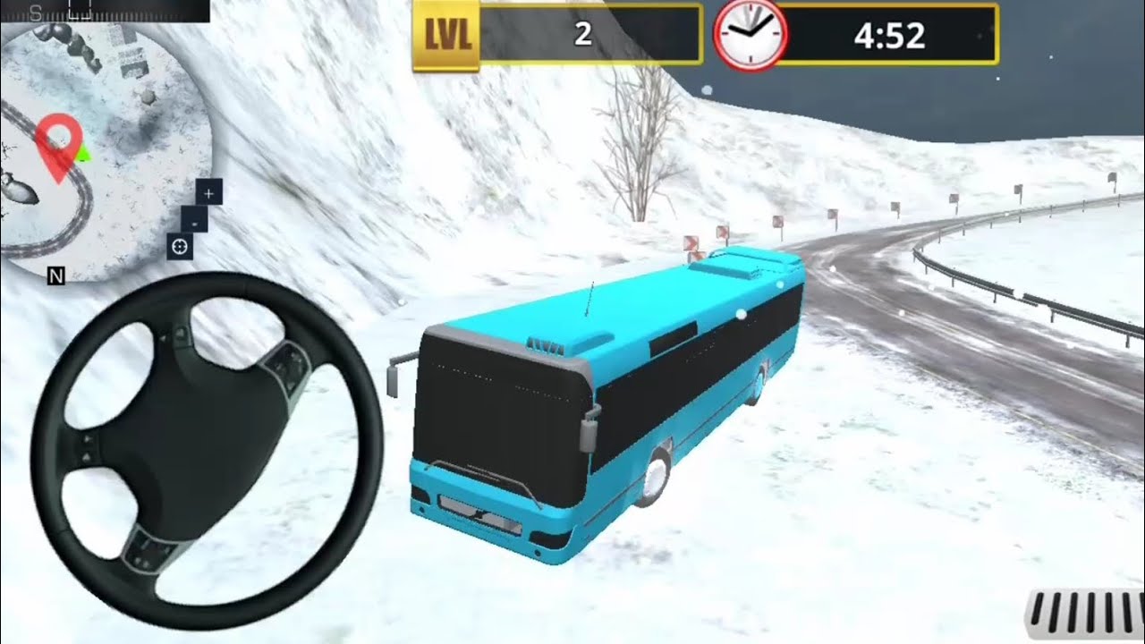 Proton Bus Simulator Rush Game In Bus Driving Gameplay Mountain Road ...