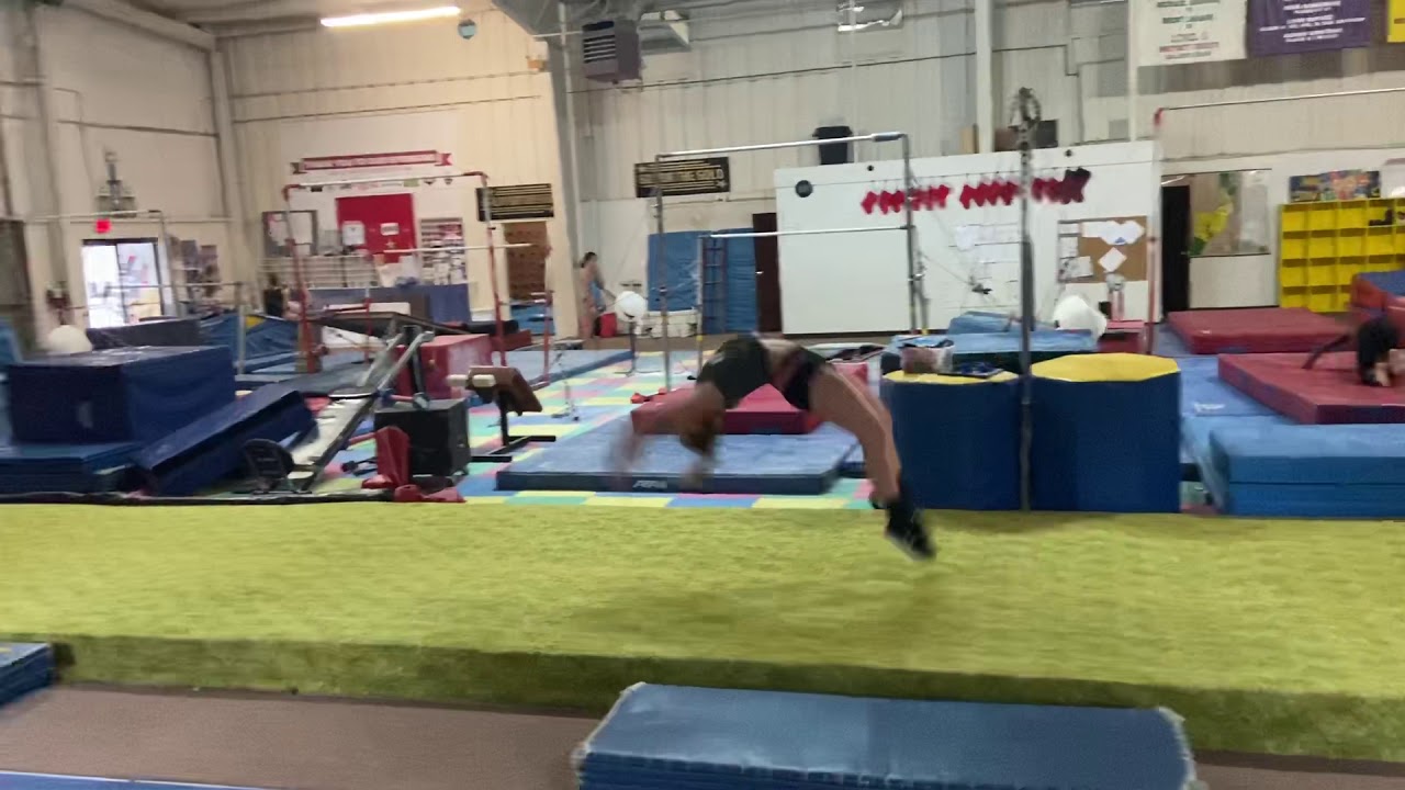 Three back handspring to tuck - YouTube