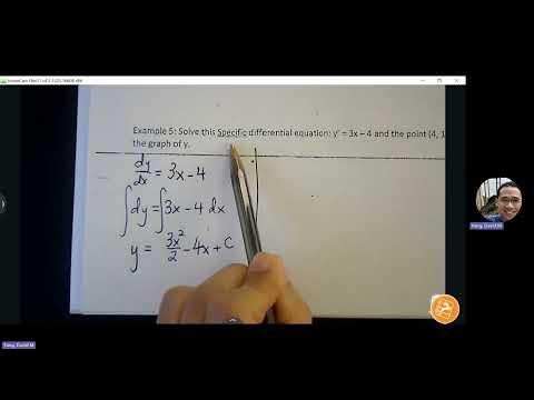 Calc AB - 4.1b Differential Equations & Riemann Sums table of values - YouTube