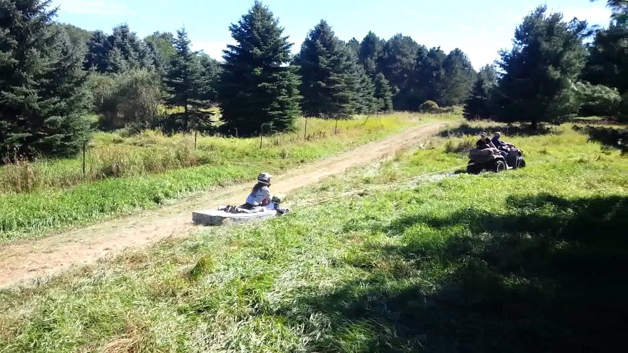 Mattress surfing at the Redneck Roundup 9/14/2013 - YouTube
