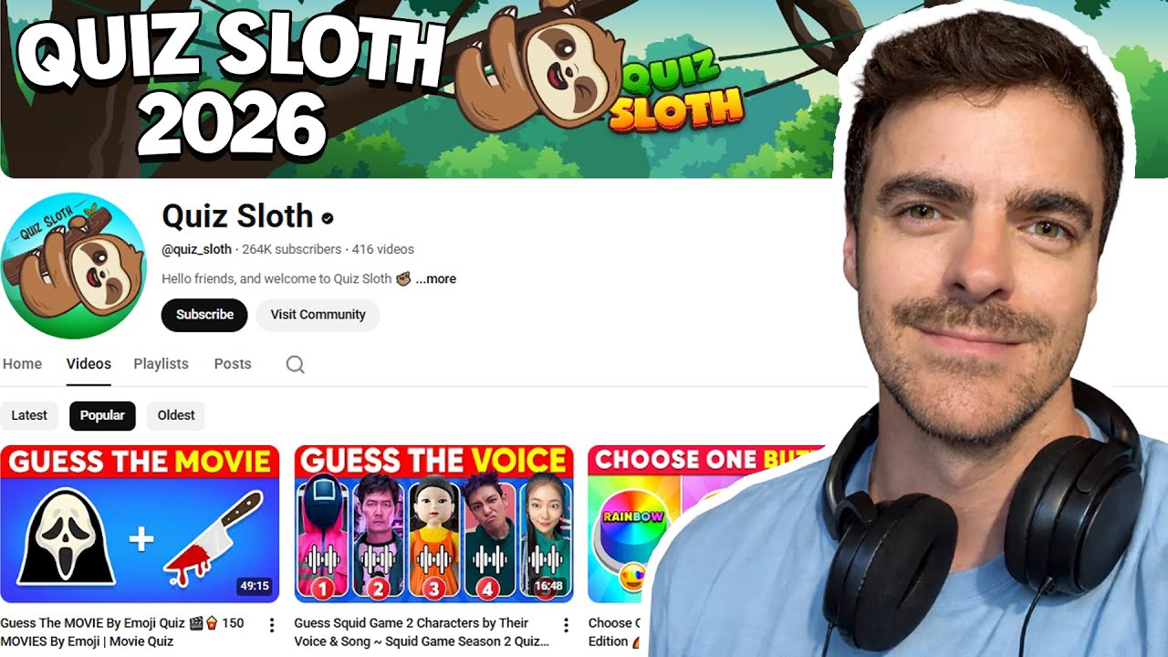 Welcome to Quiz Sloth 🦥 (Channel Intro 2026) - YouTube