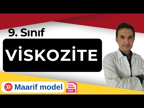 VİSKOZİTE + PDF 📂 | KİMYA 9. SINIF MAARİF MODEL | ERSEN ELGÜN #kimya #kimya9  #sıvılar