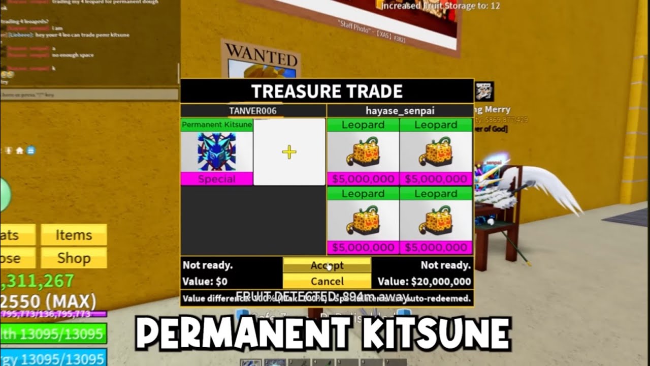 SELLING PERMANENT KITSUNE FOR 4 LEOPARD 🐆 HOW TO GET RICH IN ROBLOX ...