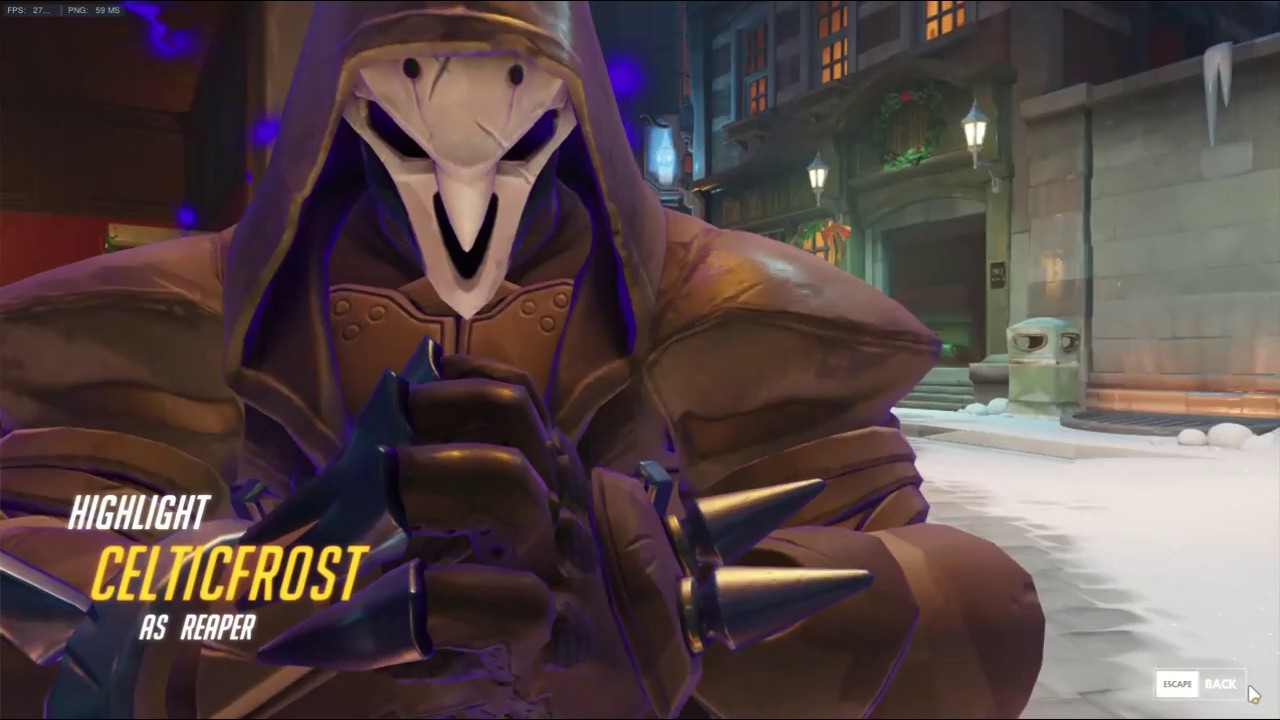 Overwatch : Reaper 3 kill Ult. - YouTube