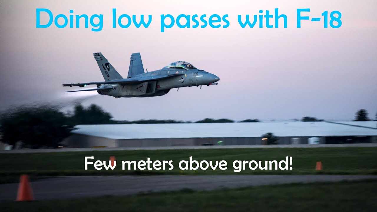 Doing low passes few meter above ground!!! - YouTube