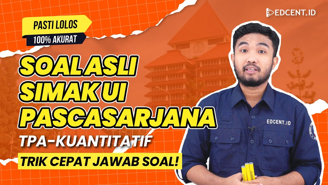 SOAL SIMAK UI - Soal Asli TPA Kuantitatif - Latihan Soal SIMAK UI ...