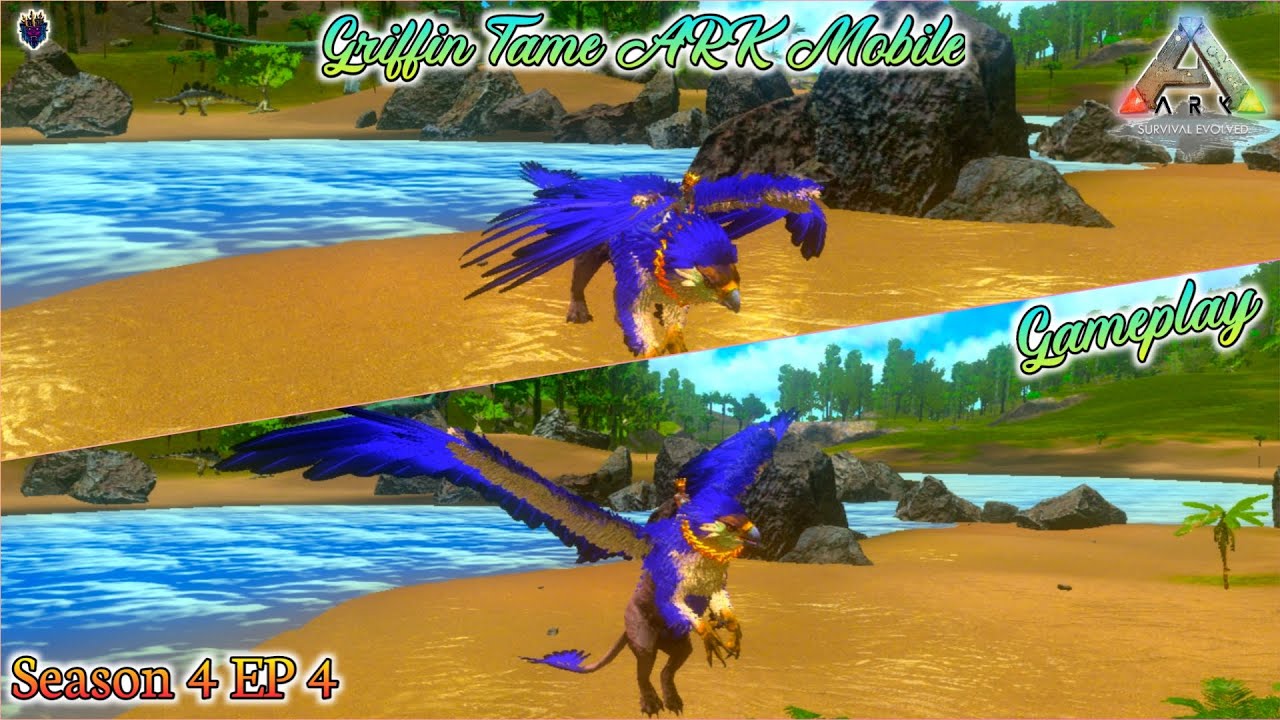 Ark Survival Evolved Mobile Taming Griffin π Solo Griffin Taming