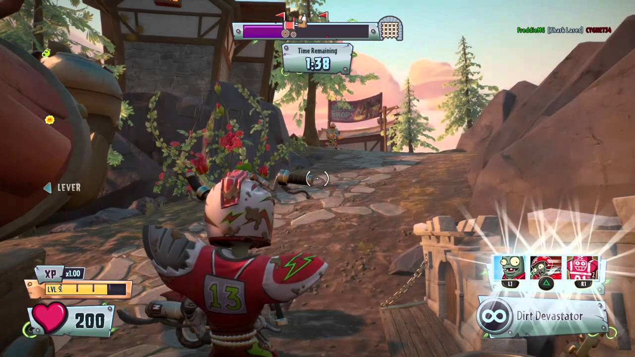 Plants vs Zombies GW2: Dummy Shield lol - YouTube