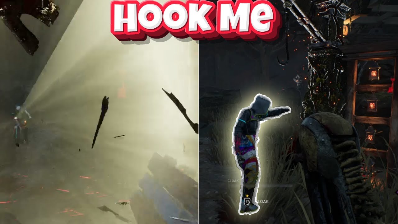 LightBorn Makes Survivor Give up and Points to the Hook- Dead by ...