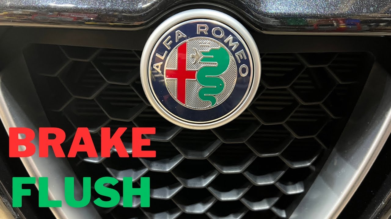 Brake Flush, 2019 Alpha Romeo Stelvio - YouTube
