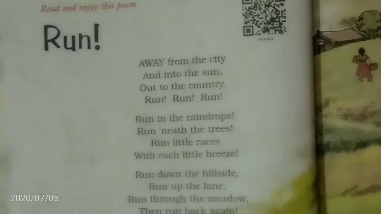 class4 Run poem , unit 3 - YouTube