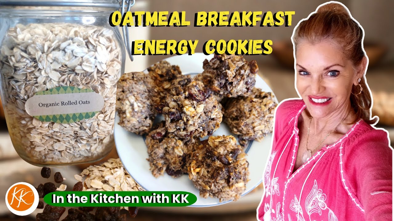 Oatmeal Breakfast Energy Cookies | Gluten Free & Vegan Recipe - YouTube